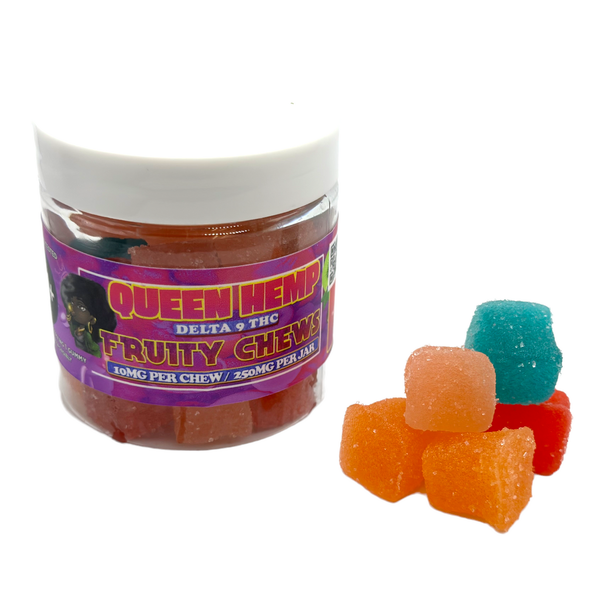 D9 Fruity Chews – Queen Hemp